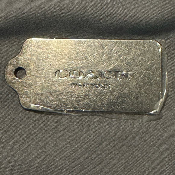 Coach | Accessories | Coach Authentic Metal Hang Tag Dark Graygunmetal ...
